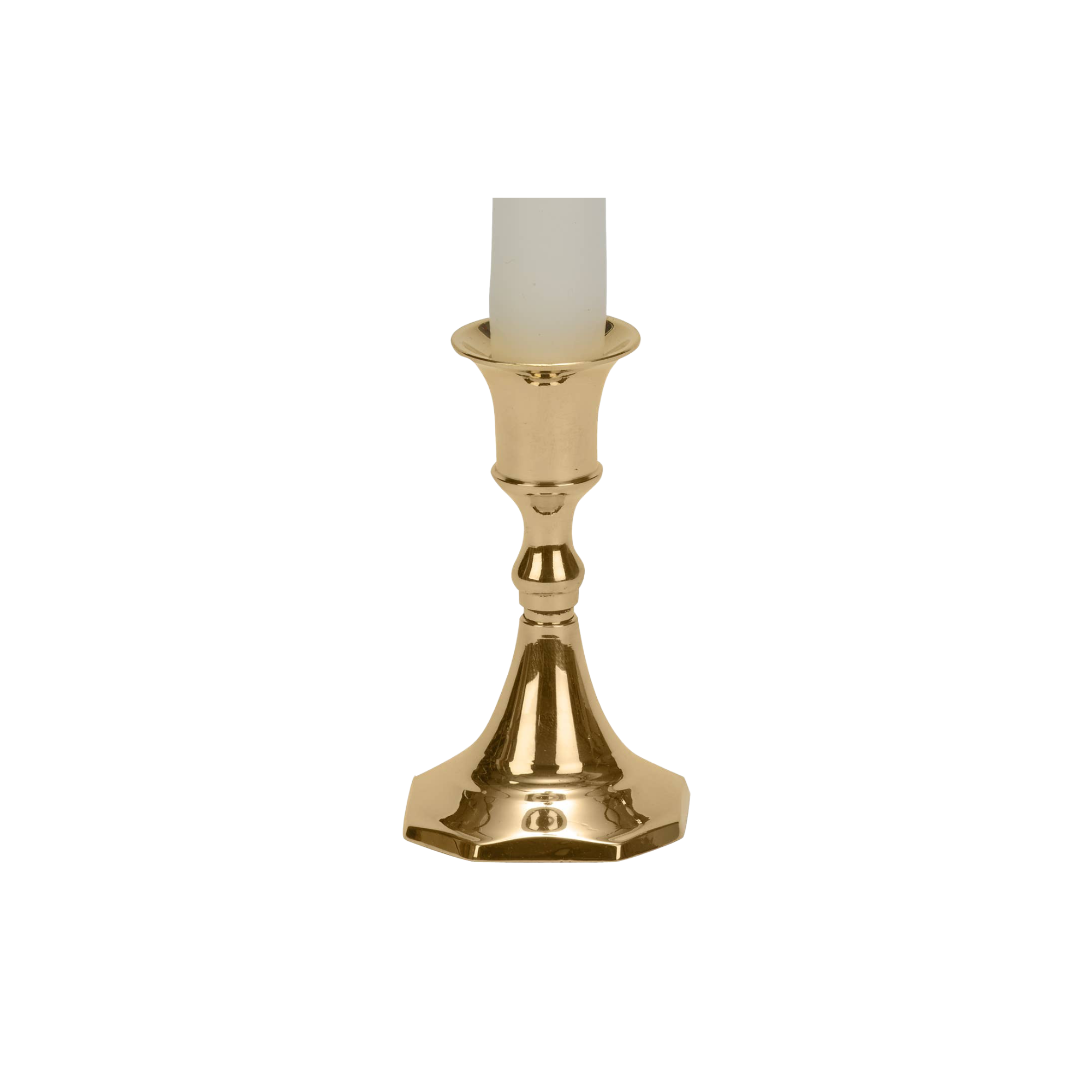 Monet Brass Candlestick | Copper & Cotton Bath Design & Supply